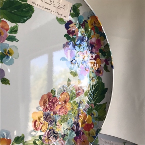 Rachel Zoe | Dining | 2 Rachel Zoe Country Flowers Spring Dining Pansy ...